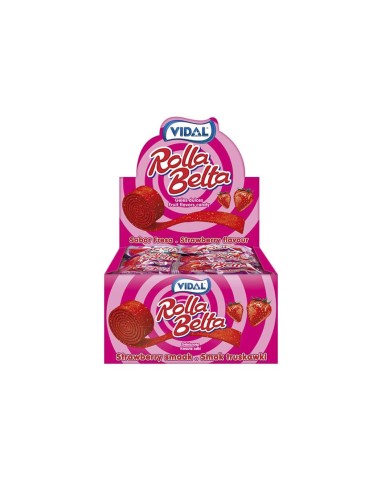 Vidal Caramella Rolla Belta Fragola - 24 pezzi | Acquista Online al ...