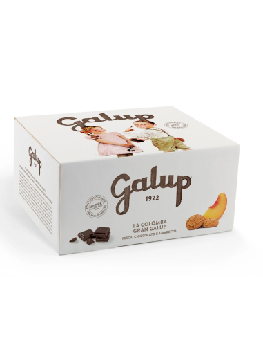 Colomba Gran Galup con Pesca, Cioccolato e Amaretto 750g | Acquista ...